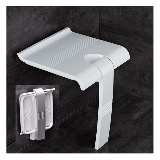 Siège de douche Pellet amovible ARSIS rabattable - Tous ergo Siège de douche Pellet amovible ARSIS rabattable - Tous ergo