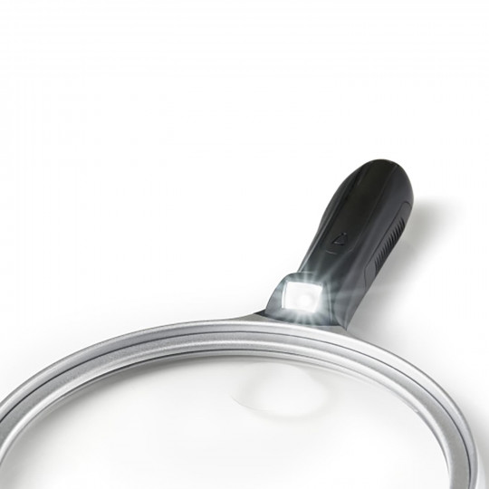 Loupe grossissante classique avec LED - Loupe de lecture - Tous ergo