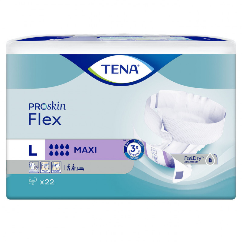 TENA Flex Maxi Large x66 - Absorption maximale | Tous Ergo